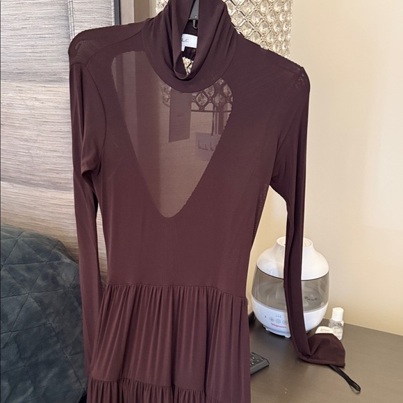 A.L.C. | Dresses | Alc Chocolate Long Sleeve Dress | Poshmark